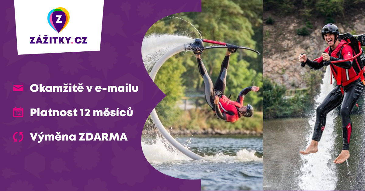 Balíček 2v1: Flyboard, Hoverboard a Jetpack - Zážitky.cz